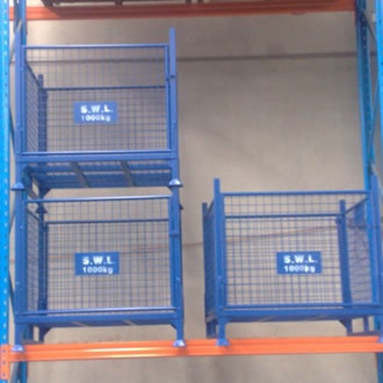 Stillage Cage Pallet Cage with Swing Door | Stillage Cage Australia ...