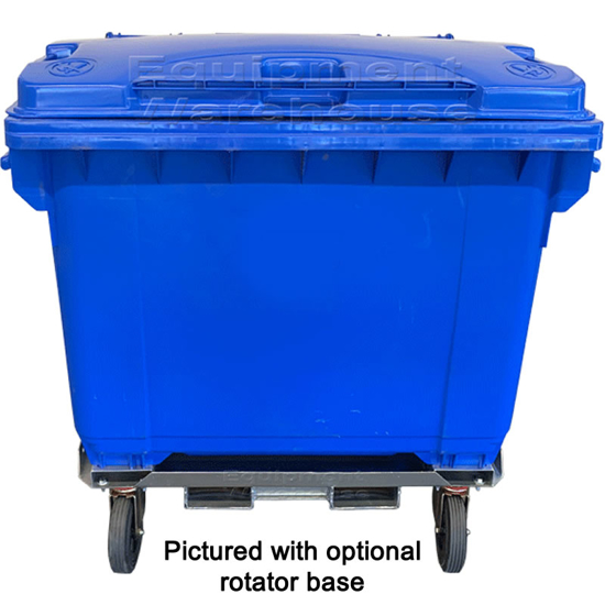 660 Litre Wheelie Bin Blue with Rotator Base | Equipment Warehouse Pty Ltd