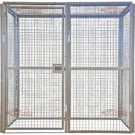 Wire Mesh Storage Cage Large With Back | Equipment Warehouse Pty Ltd